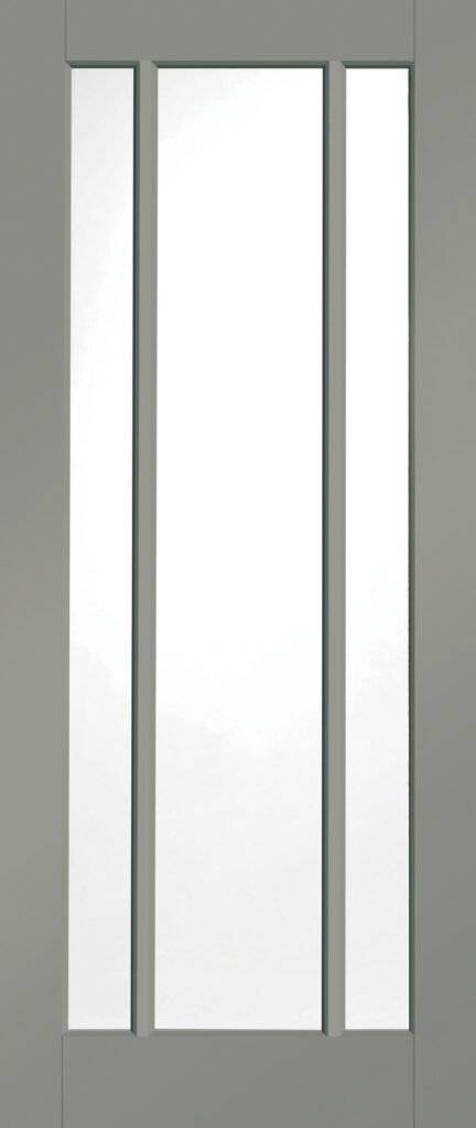 Internal White Primed Worcester Door with Clear Glass | XL Joinery